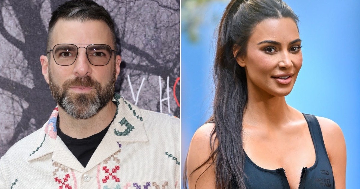 Zachary Quinto says Kim Kardashian was 'in her element' filming her ...