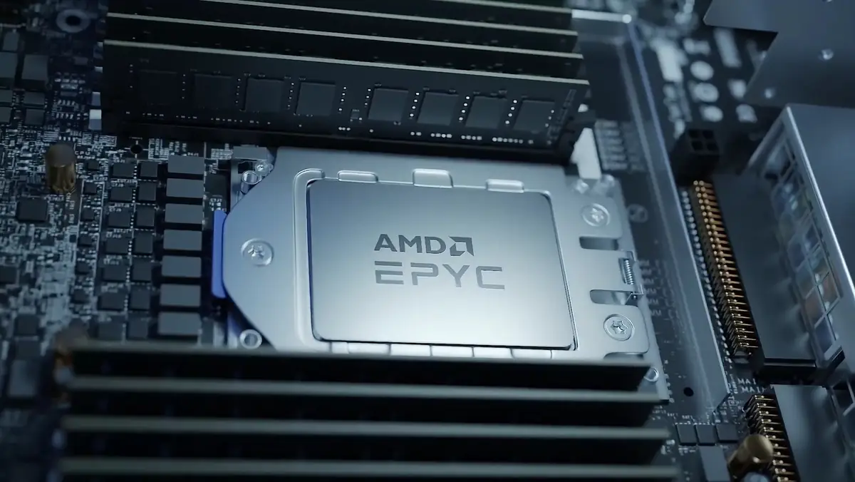 AMD EPYC 7773X "Milan-X" ma ponad 800 MB pamięci podręcznej. Dzięki 3D V-Cache