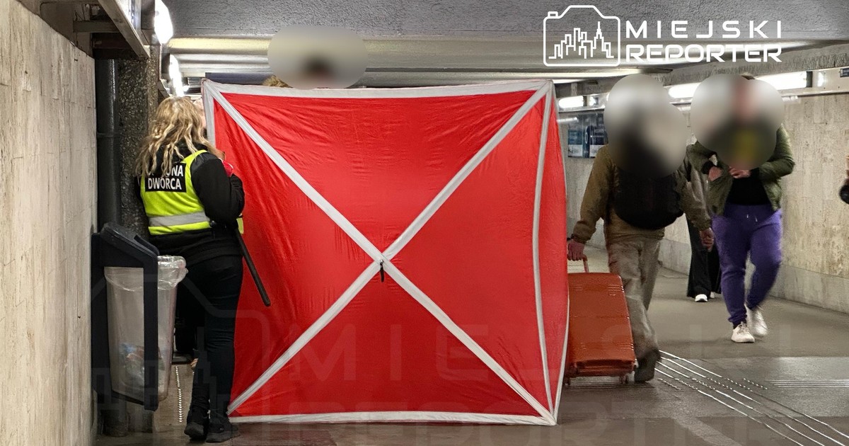 Tragedia na Dworcu Wschodnim. Nie żyje mężczyzna