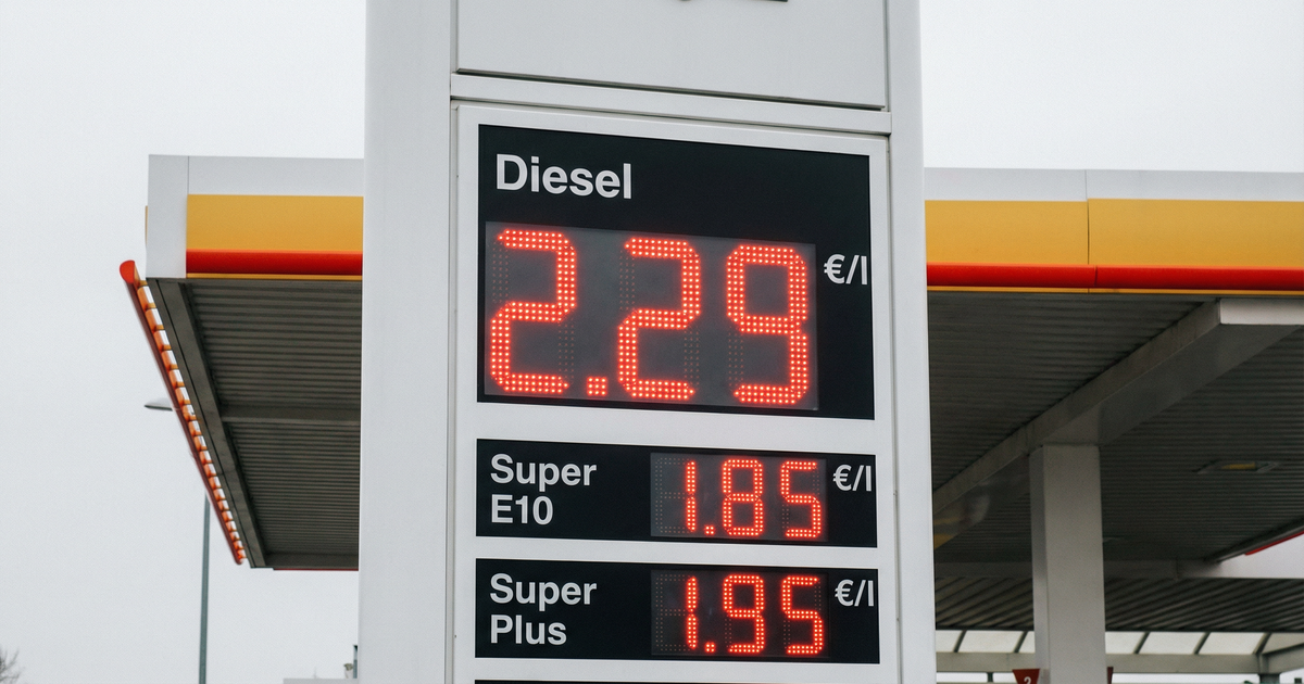 Fabelhafte Dieselpreis In Dnemark Fotosnull