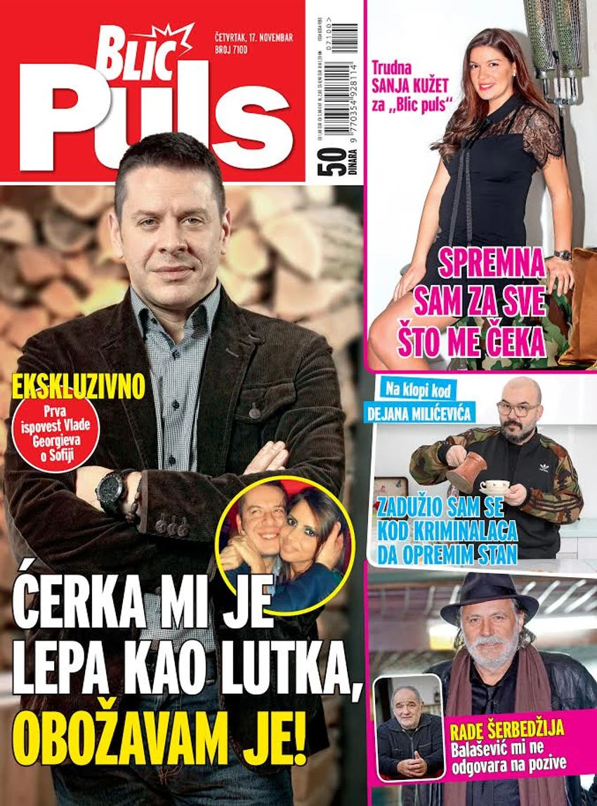 NOVI BLIC PULS! Ekskluzivno! Prva ispovest Vlade Georgieva o ćerki ...