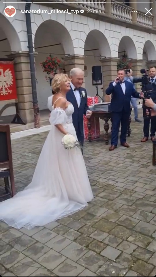 Iwona i Gerard z "Sanatorium miłości" wzięli ślub! Zjawiskowa suknia panny młodej - Plejada.pl