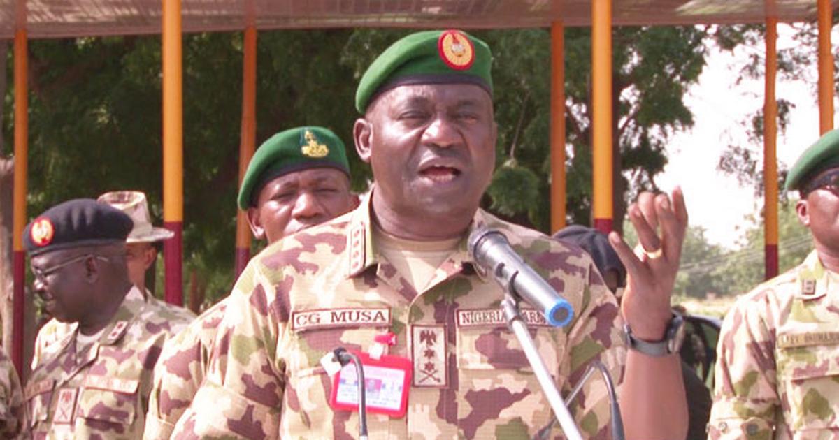 Nigerian general promises to expose those sponsoring terrorism in ...