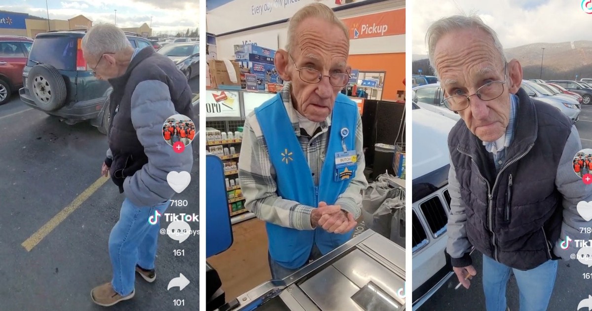 Yet another elderly Walmart employee has gone viral on TikTok and ...