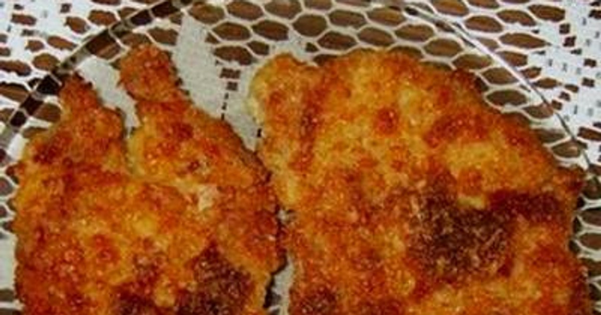 Rántott hús sütőben sütve recept