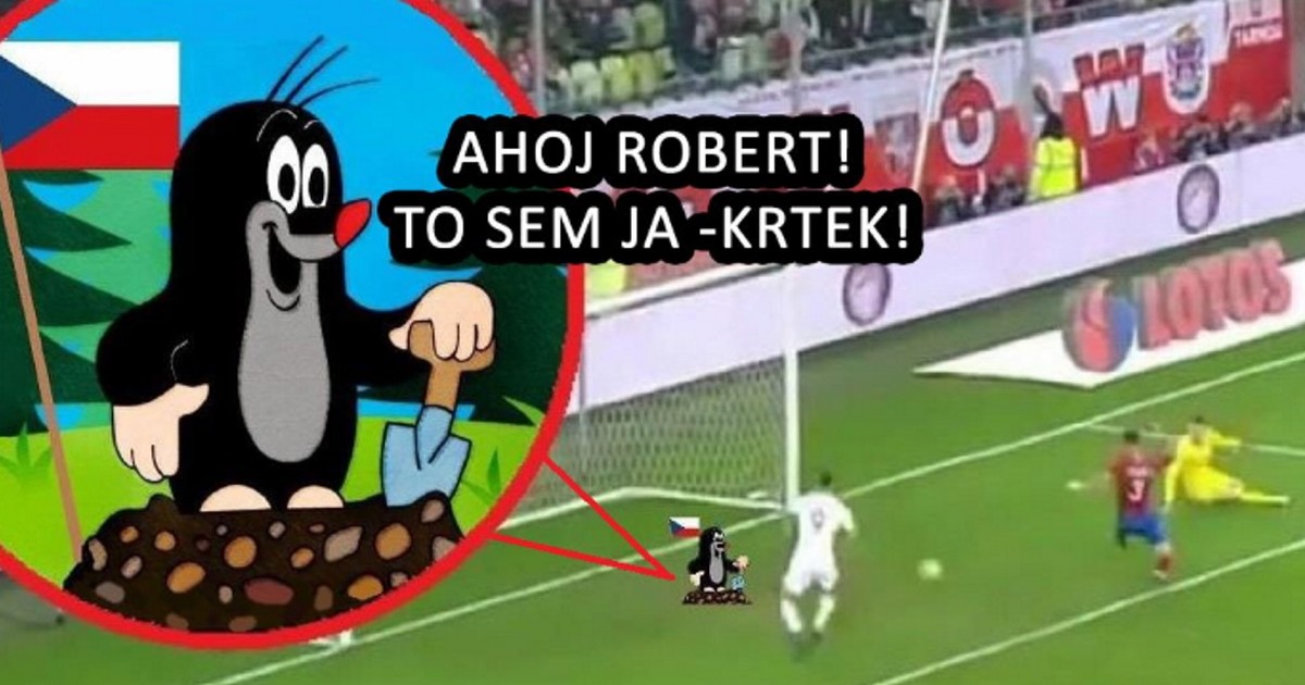 Czechy - Polska: krecik powstrzymał Lewego, czyli najlepsze memy po meczu