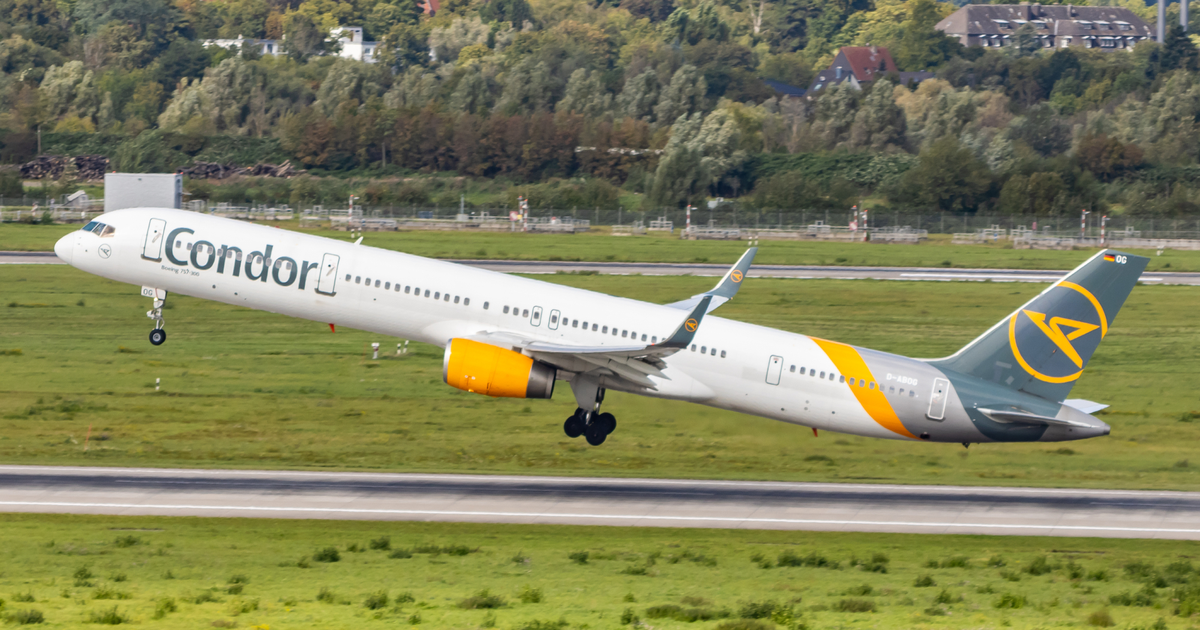 Condor muss Boeing 757 über ungewöhnliche Route zurück nach Deutschland ...