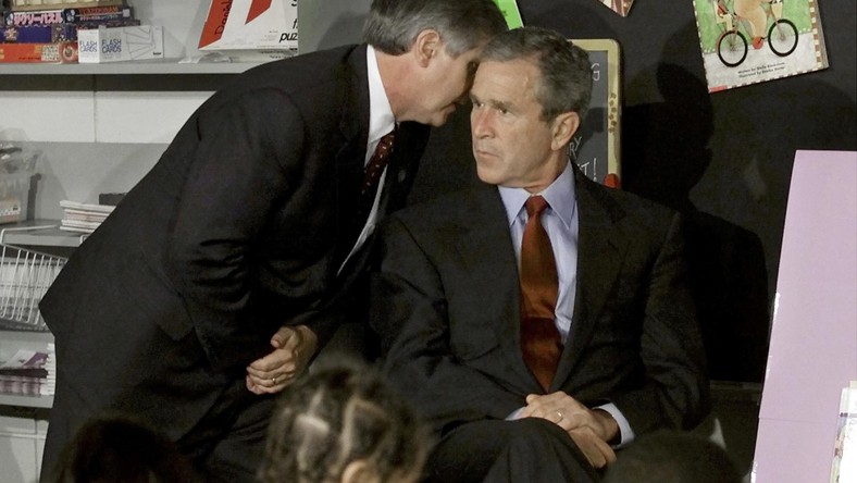 Siedem dramatycznych minut Busha - Wiadomości