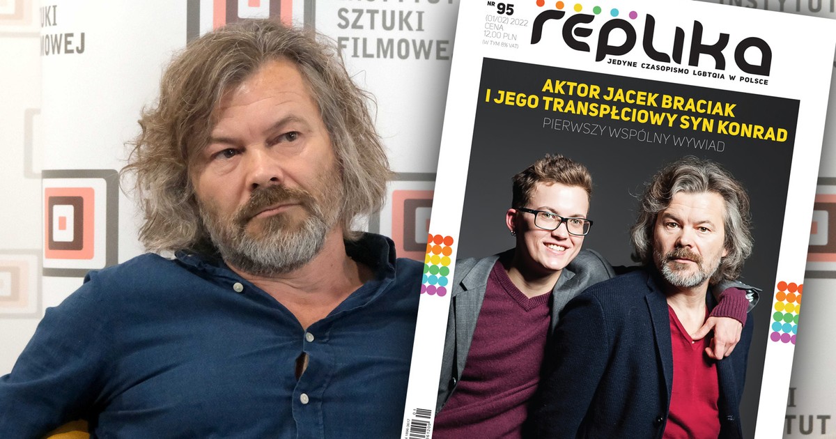 Transpłciowy syn Jacka Braciaka marzył, aby mieć raka piersi. W sieci burza