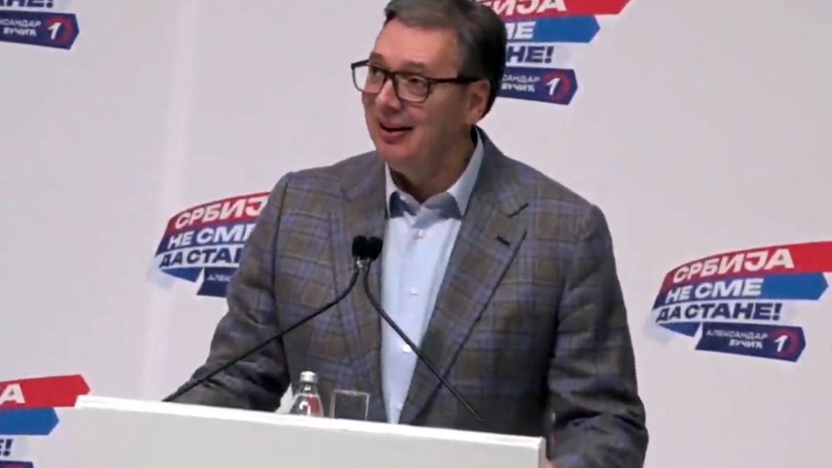 Počeo predizborni skup SNS u Jagodini: Obraća se Aleksandar Vučić - Blic