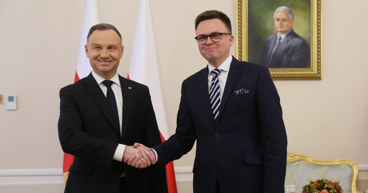 Andrzej Duda spotkał się z Szymonem Hołownią. Internauci dali do wiwatu ...