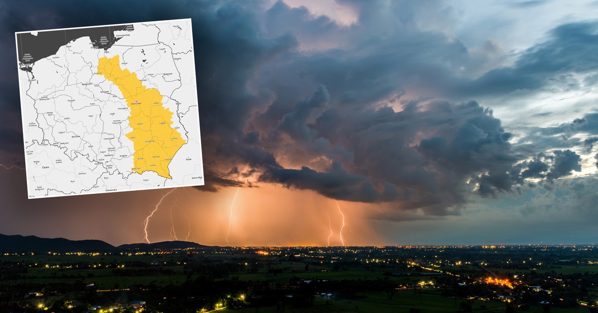 Cyklon Dawid nad Polską. IMGW ostrzega przed burzami, deszczem i gradem