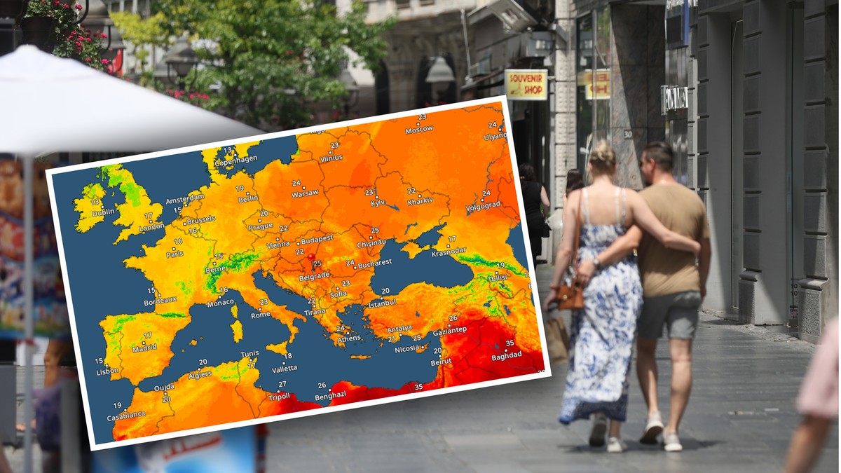 Beograd se danas jedini crveni na ovoj mapi Evrope: Naša prestonica ...