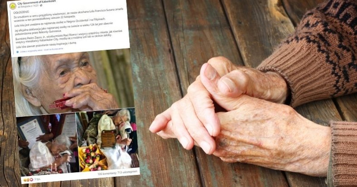 Filipiny: zmarła najstarsza kobieta na świecie. Francisca Susano miała ...