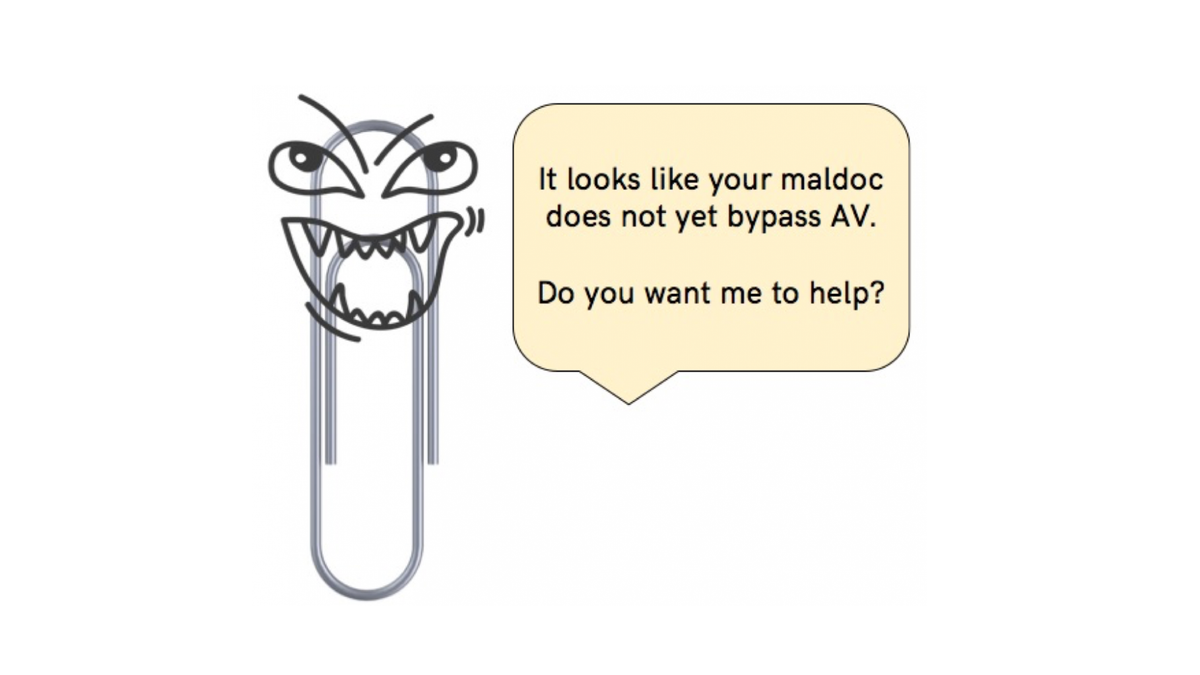 Evil Clippy - "zły bliźniak" spinacza Microsoftu pomaga tworzyć malware ...
