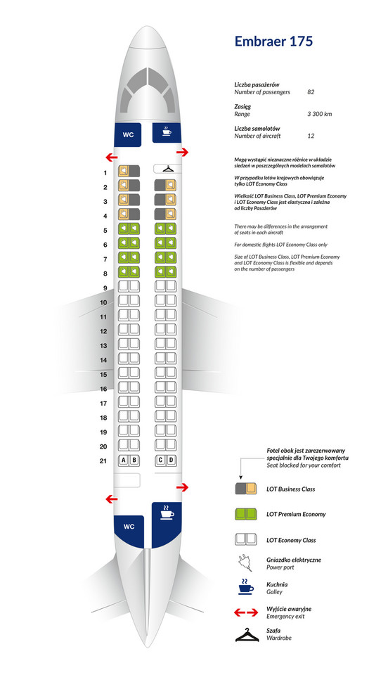 Flota Polskich Linii Lotniczych LOT - jakie samoloty reprezentują ...