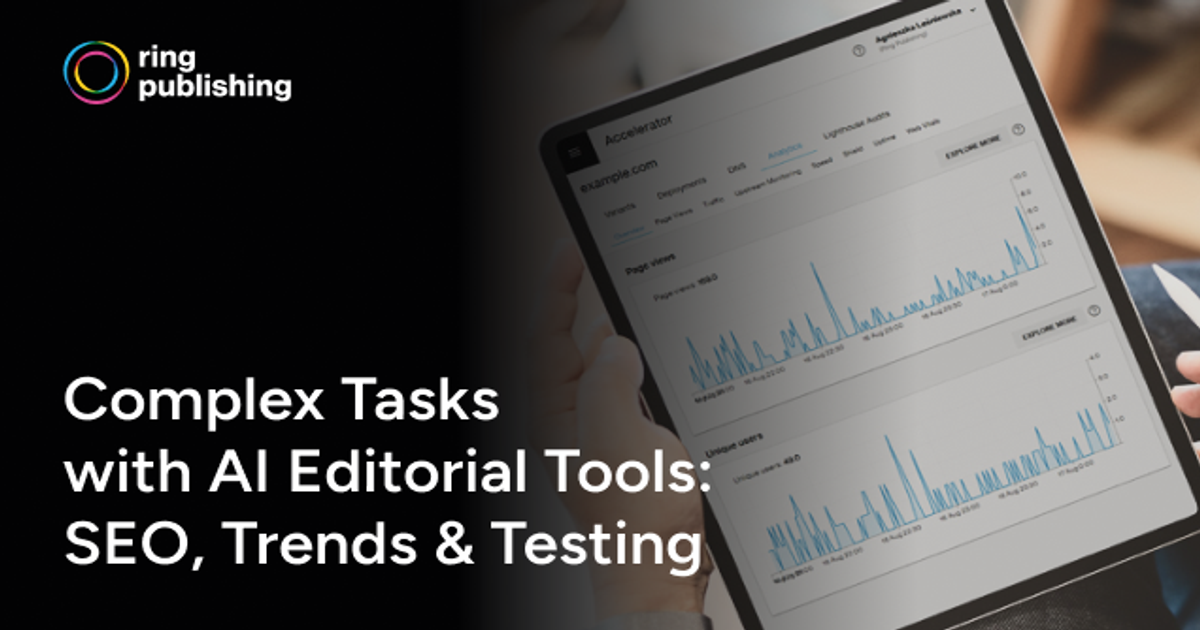 Complex Tasks with AI Editorial Tools: SEO, Trends & Testing | Ring ...