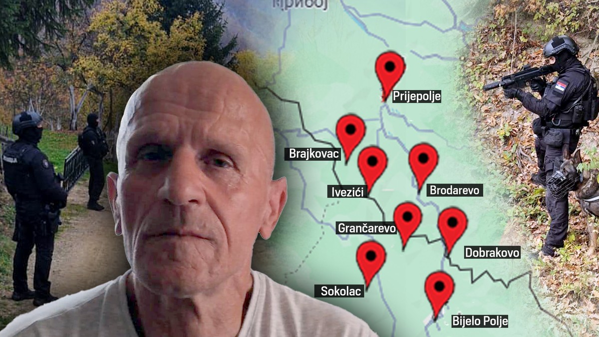(mapa) U ovim mestima u Srbiji je viđen Alija Balijagić - Blic