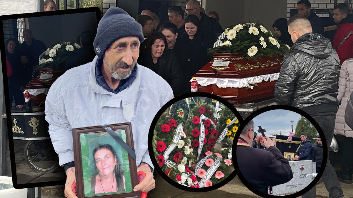 Potresne scene na sahrani poginule Svetlane - Blic