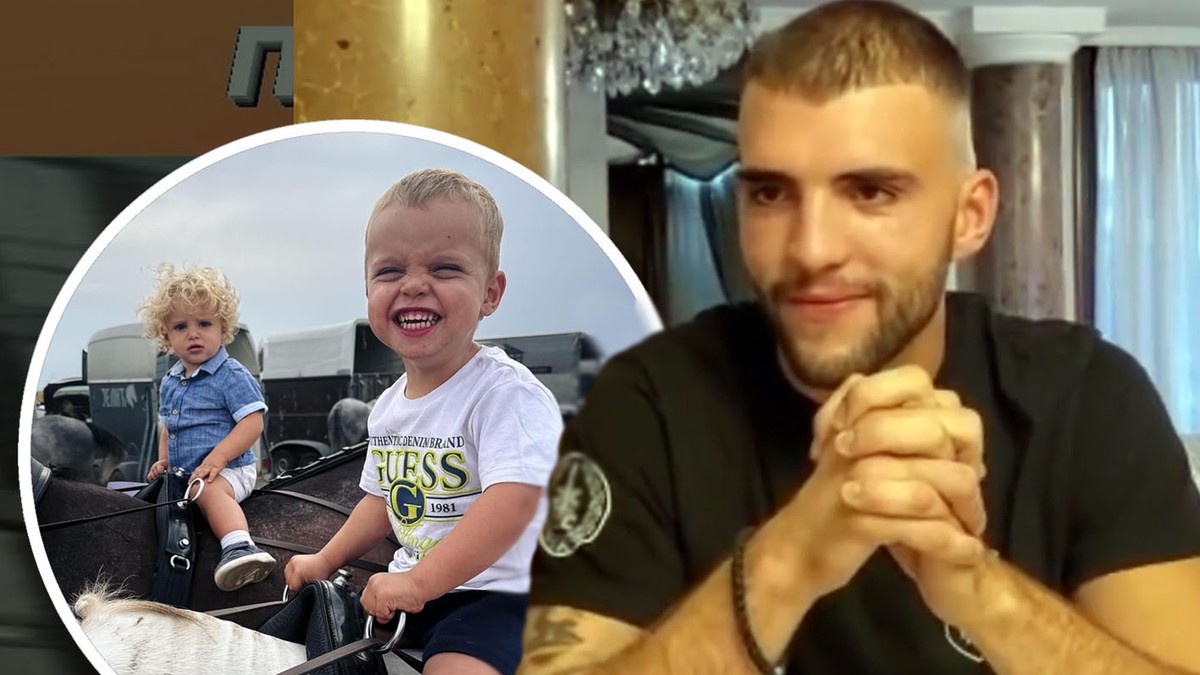 Isaija (1) i Krstan (2) Ražnatović jašu konje: Tata Veljko ih slikao - Blic