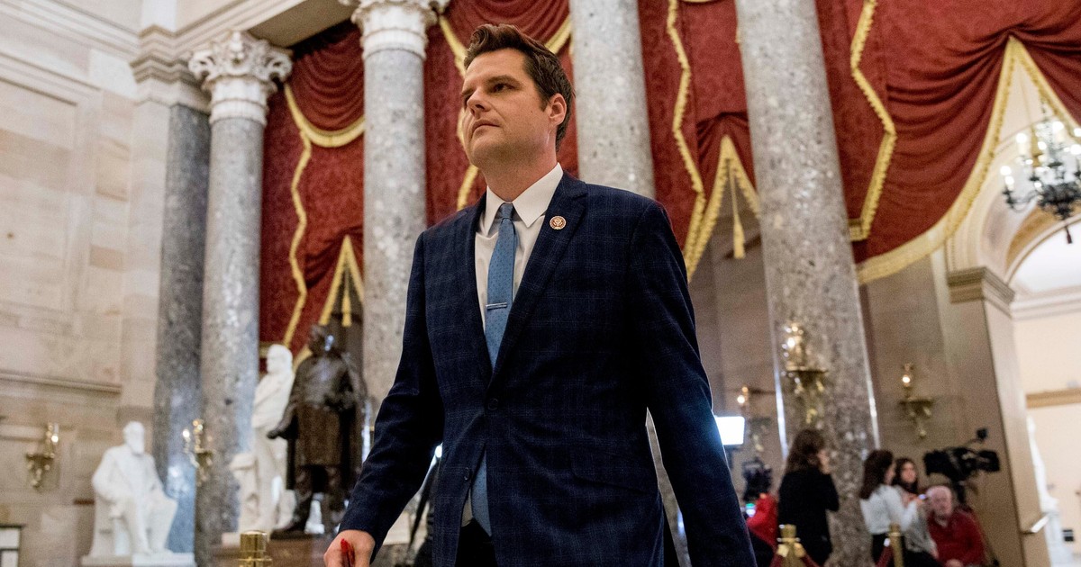Florida Rep. Matt Gaetz asks the DOJ to launch a criminal investigation ...