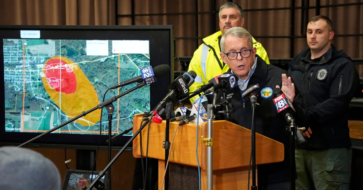 The Ohio train derailment prompted an urgent evacuation as crews ...