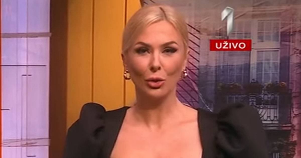 Voditeljka Prve vodila emisiju u izazovnoj suknji, a onda je prekrstila noge i imali smo šta i ...