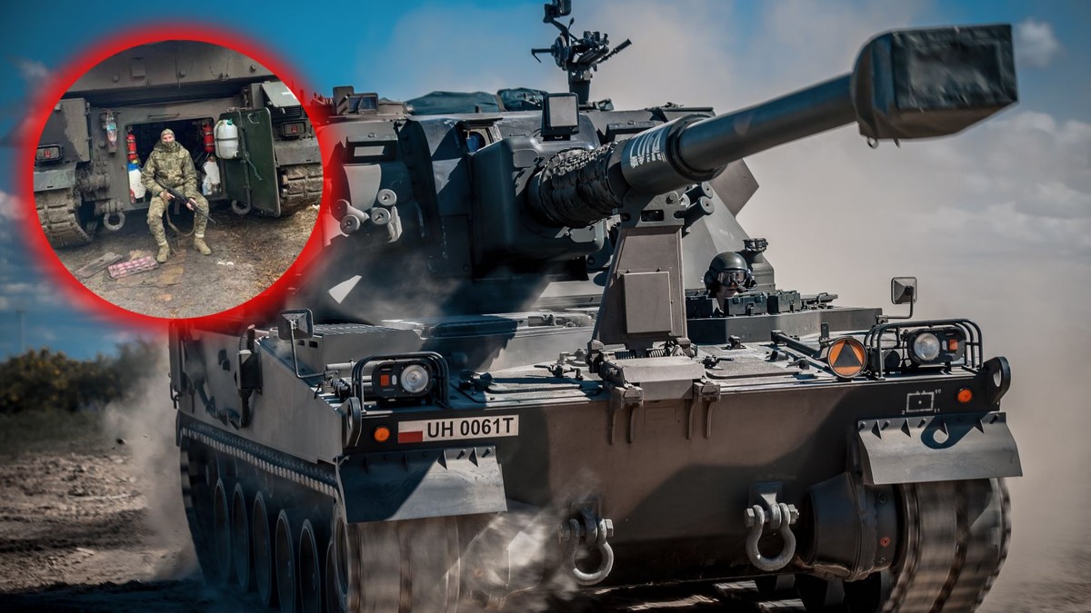 Polska haubica Krab to gigant. Wymowne zdjęcie z walk w Ukrainie