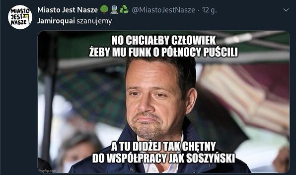 Rafał Trzaskowski chciał zmiany piosenki w warszawskim klubie. Zobacz ...