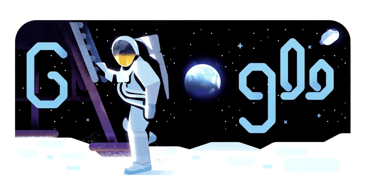 On the 50th anniversary of the moon landing, the Google Doodle honors ...