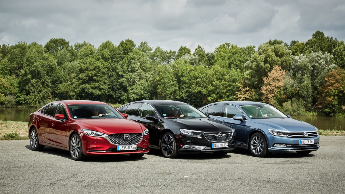 Mazda 6 kontra Opel Insignia, Volkswagen Passat - diesle nadal w dobrej ...
