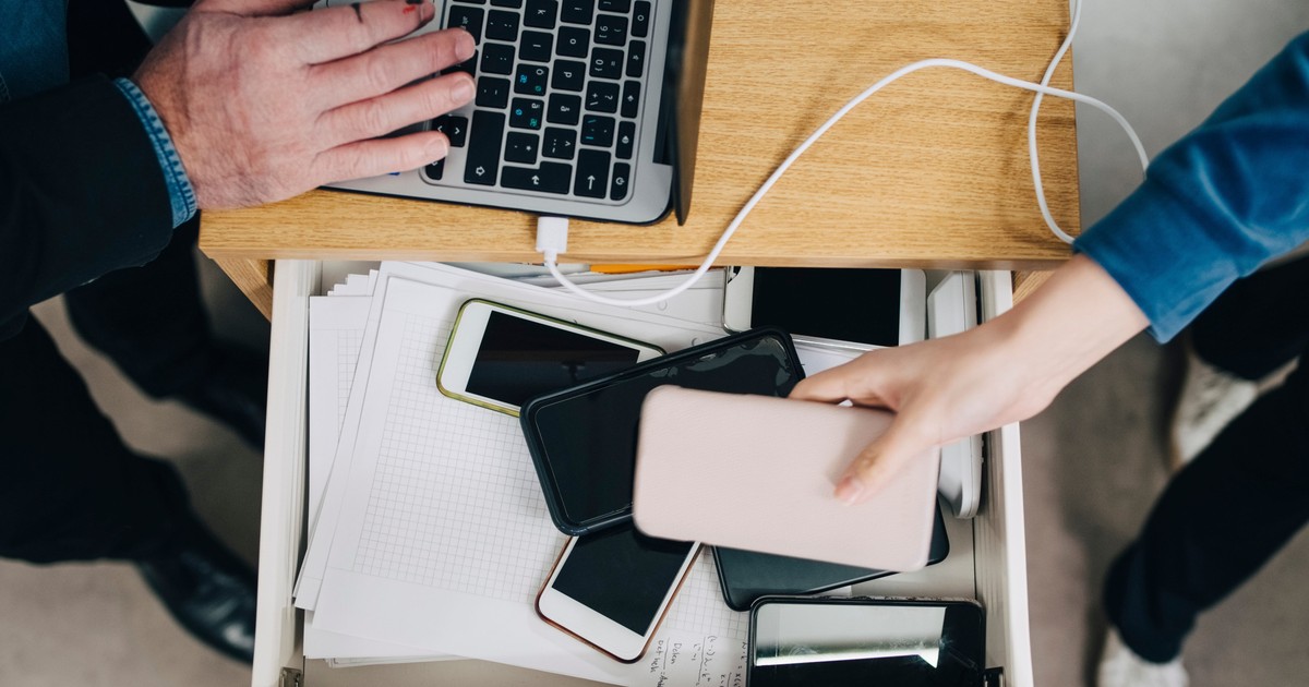 I'm a high school teacher, and my school just banned cellphones in the ...