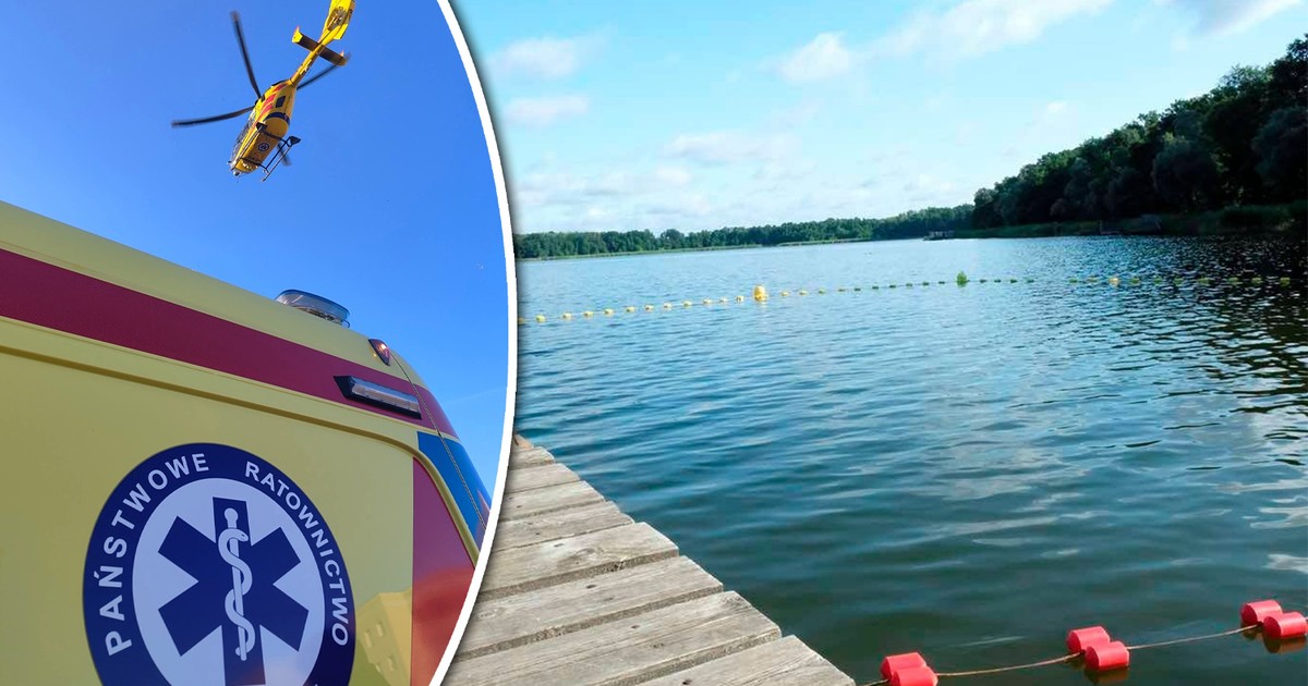 Dramat na plaży w Zamorzu. Na pomoc topiącemu się dziecku ruszył 10-latek