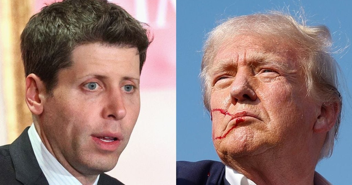 Sam Altman says, post-Trump assassination attempt, that he's 'thinking ...