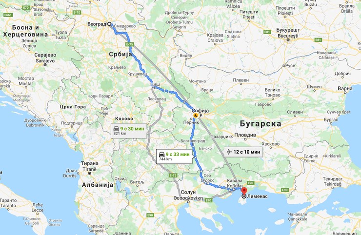 SVE O PUTU DO GRČKE PREKO BUGARSKE Ovo bi mogao da bude jedini pravac ...