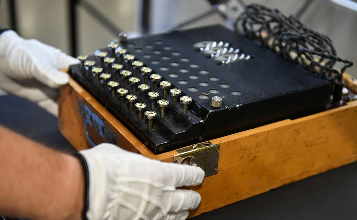 Maszyny szyfrujące "Enigma" w Gdańsku [FOTO] - Dziennik.pl