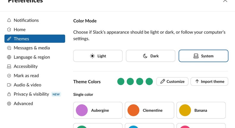 A definitive ranking of the new theme colors on the godawful Slack ...