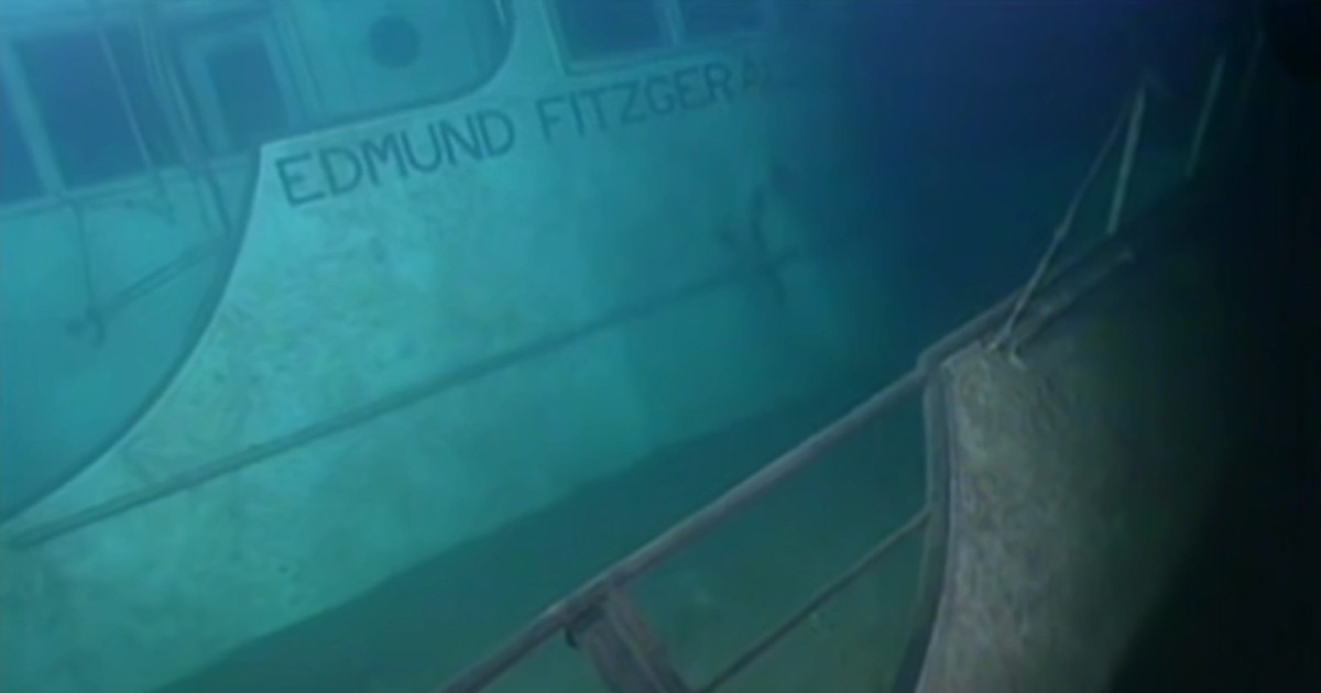 Photos show the wreck of the Edmund Fitzgerald on the bottom of Lake ...