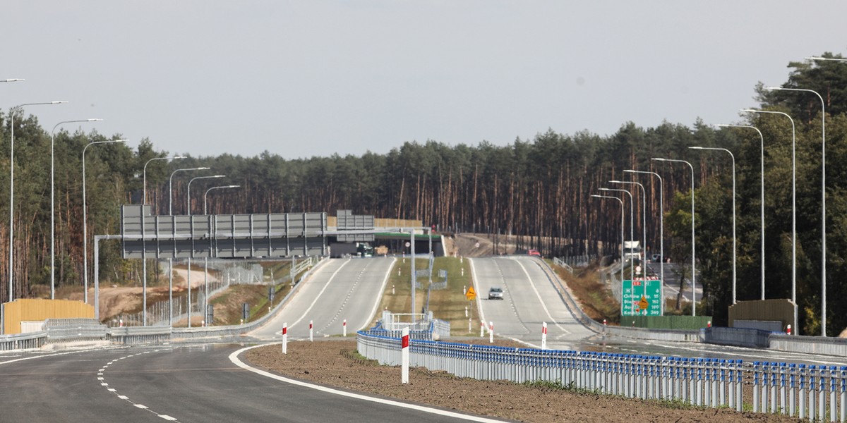 Cała trasa S8 Warszawa-Białystok dla kierowców. Odcinek Wyszków-Poręba ...