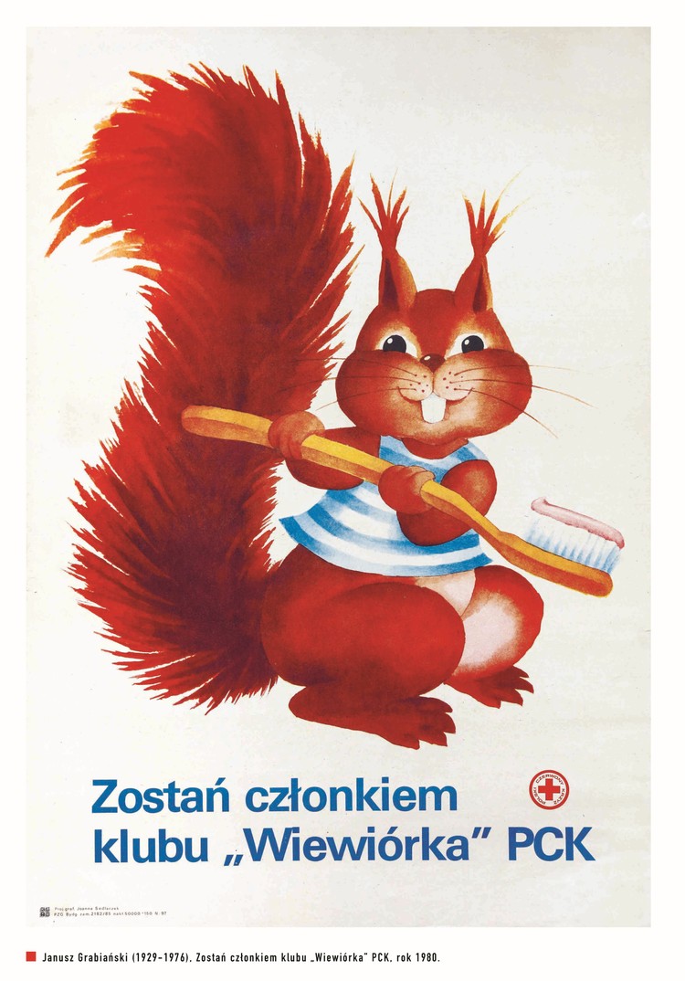 15 plakatów PCK na 105 urodziny. Wisiały w każdej szkole i przychodni ...