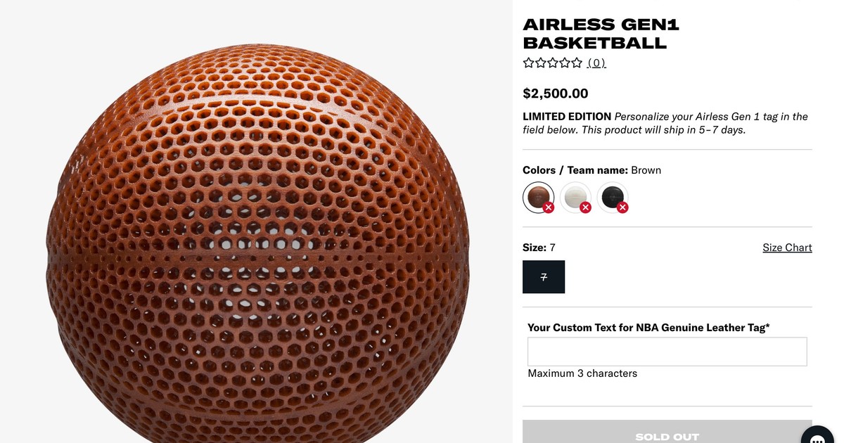 That airless Wilson basketball you see influencers trying out? It costs ...