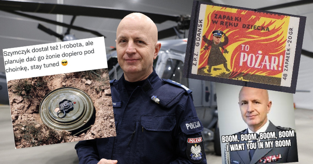 Wybuch granatnika na komendzie. Jarosław Szymczyk wywołał falę memów ...