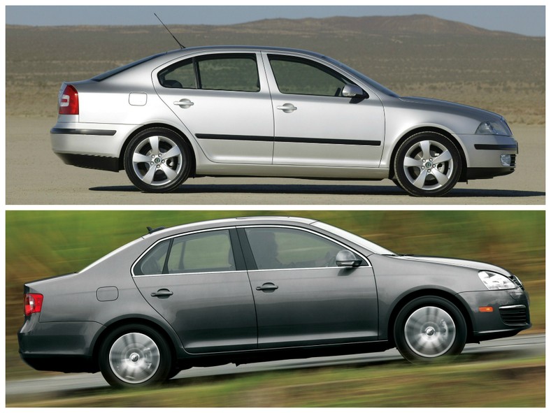 Skoda Octavia II vs. Volkswagen Jetta V - kupić oryginał czy zamiennik?