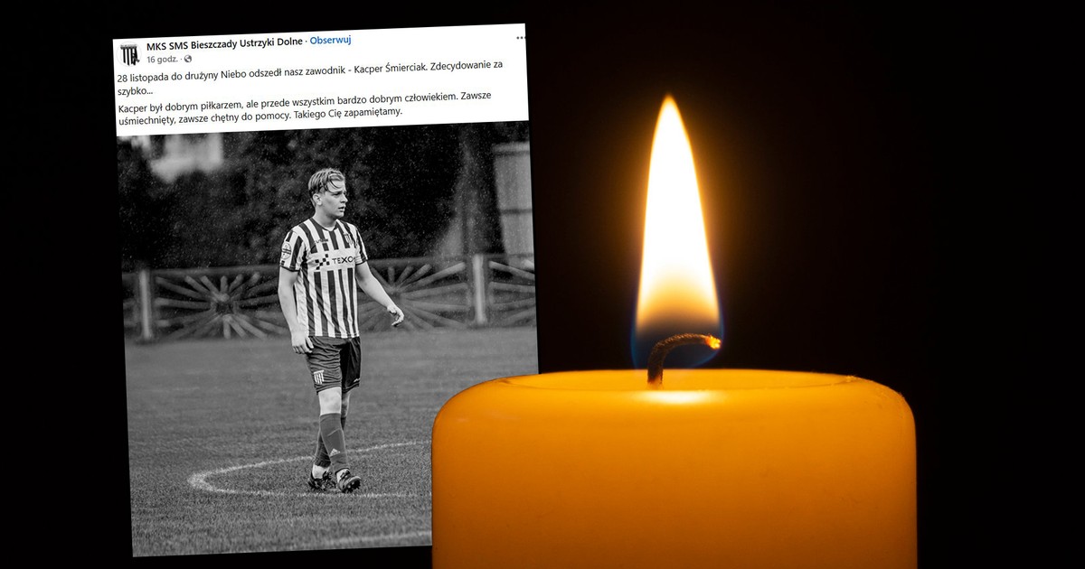 21-letni Kacper Śmierciak nie żyje. Klub informuje o tragedii