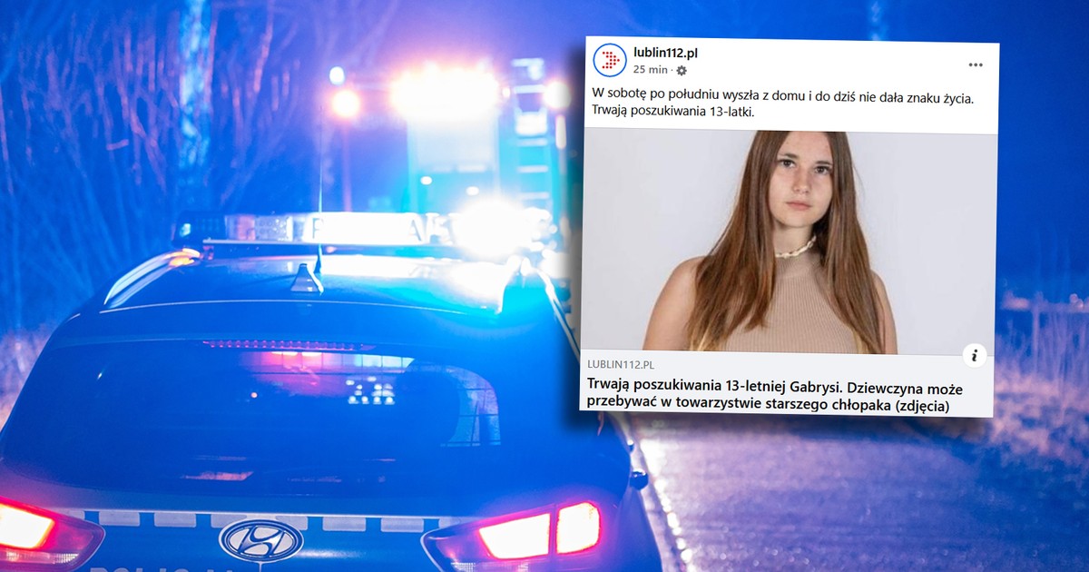 13-letnia Gabrysia wyszła do babci i zaginęła. Widziałeś ją? - Wiadomości