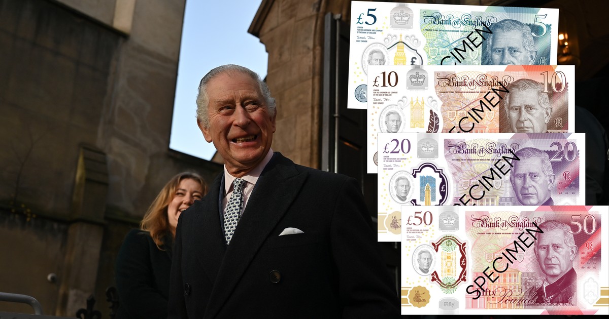 Bank od England pokazał banknoty z królem Karolem III. Od kiedy zaczną ...