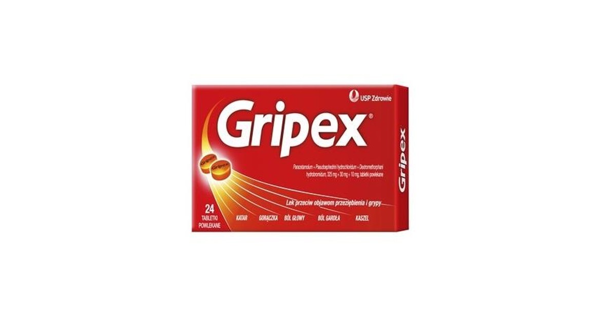 Gripex - ulotka, wskazania, przeciwwskazania