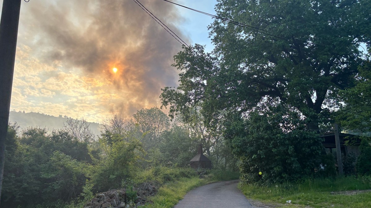 (Foto, video) požar na košutnjaku: Kulja gusti crni dim, vidi se iz ...