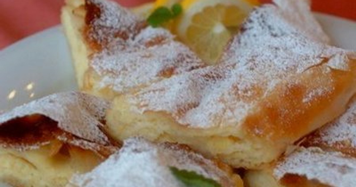 Burgonyás rétes recept