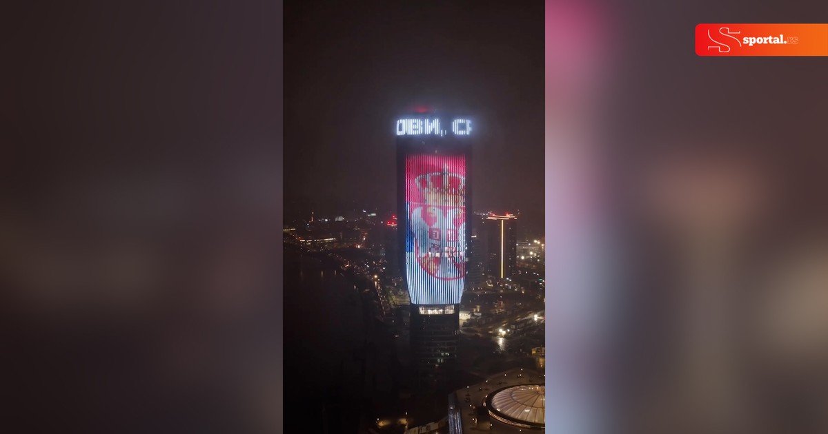 Kula Beograd zasijala u čast srpskih šampiona - Blic